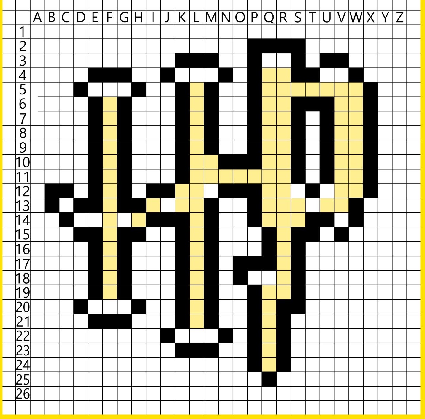 pixel art harry potter poudlard | Modèle Coloriage Facile | Dessin à ...