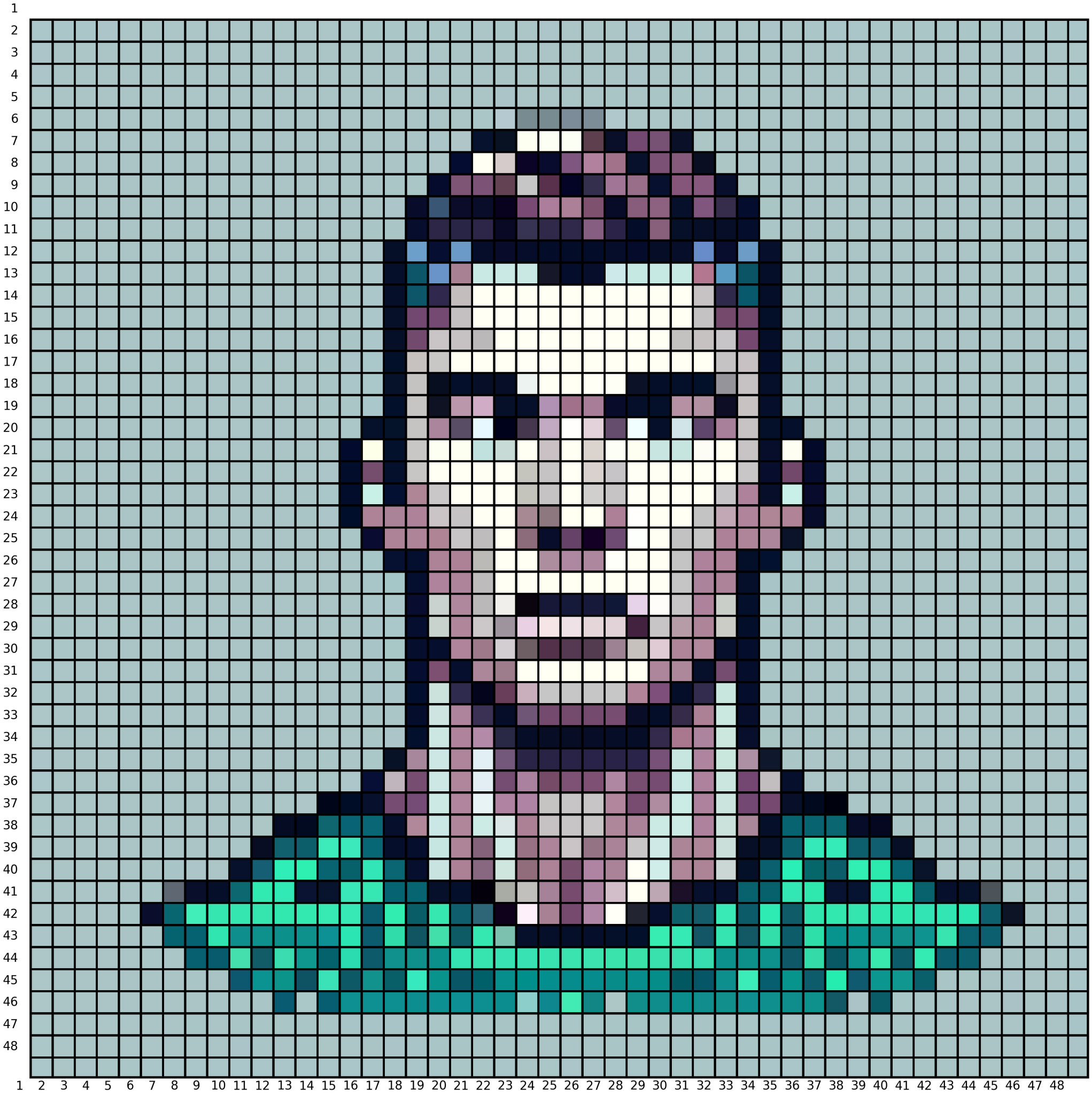 Pixel Art Foot | Modèle Coloriage Facile | Dessin à Imprimer