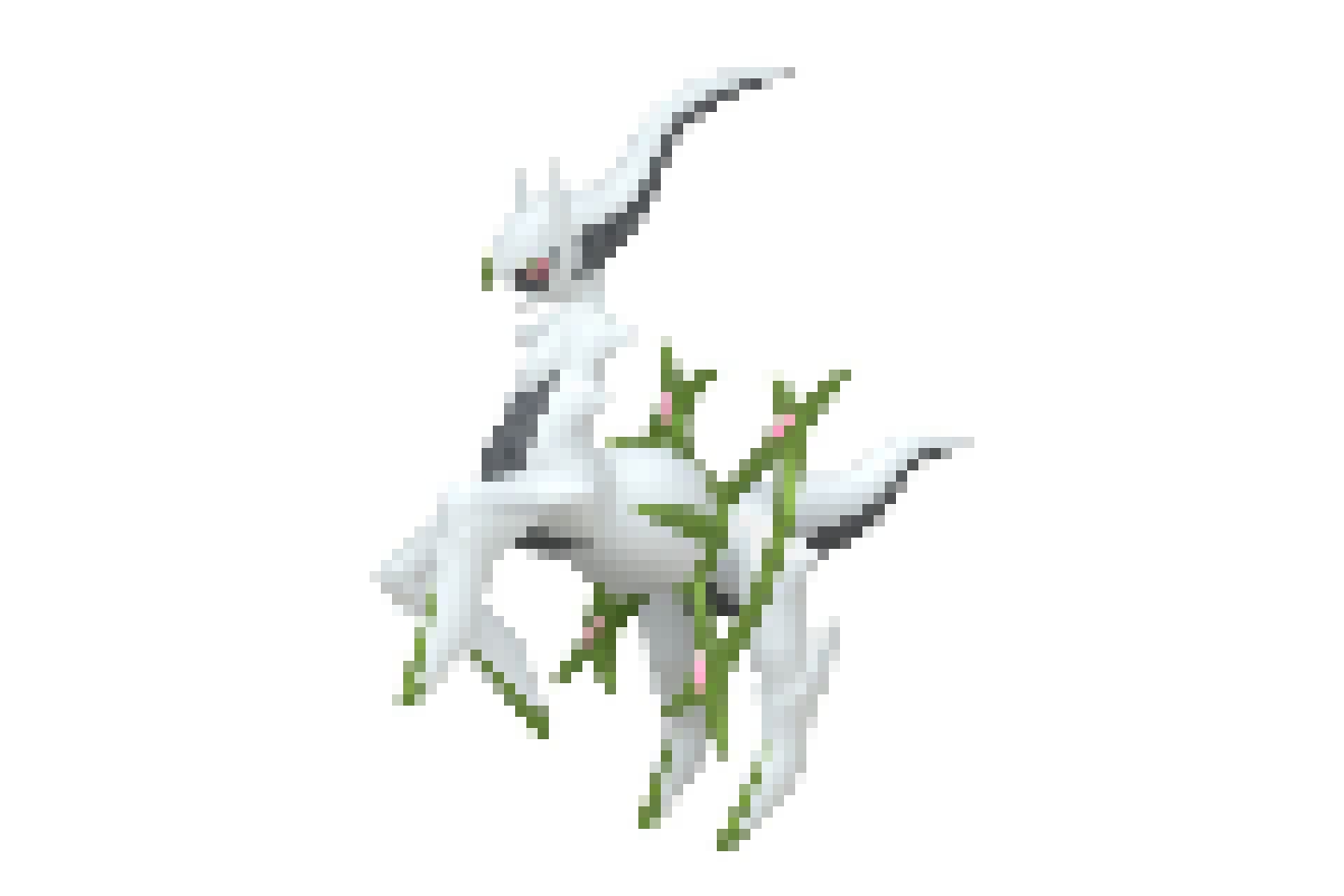 Pixel Art Pokemon Arceus | Modèle Coloriage Facile | Dessin à Imprimer