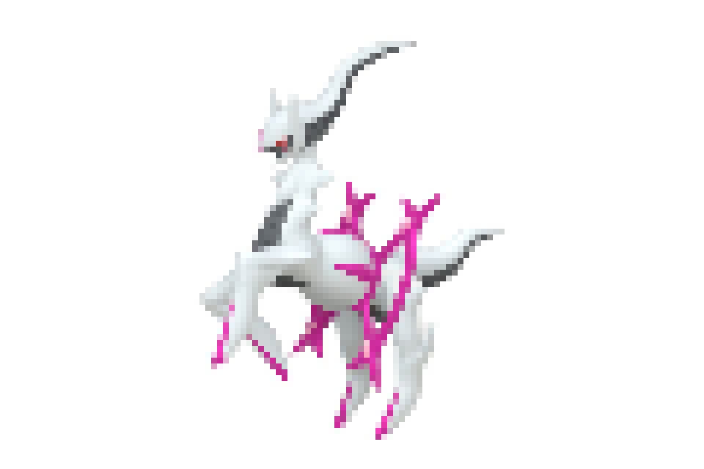 Pixel Art Pokemon Arceus | Modèle Coloriage Facile | Dessin à Imprimer